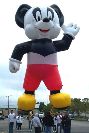 25' Andy Panda Helium Parade Balloons